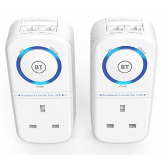 BT Broadband Extender 600 Kit with wired AV600 - Remote Working Office ...