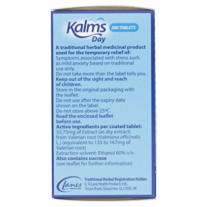 Kalms Day 200 Tablets - Traditional herbal medicinal product used for ...