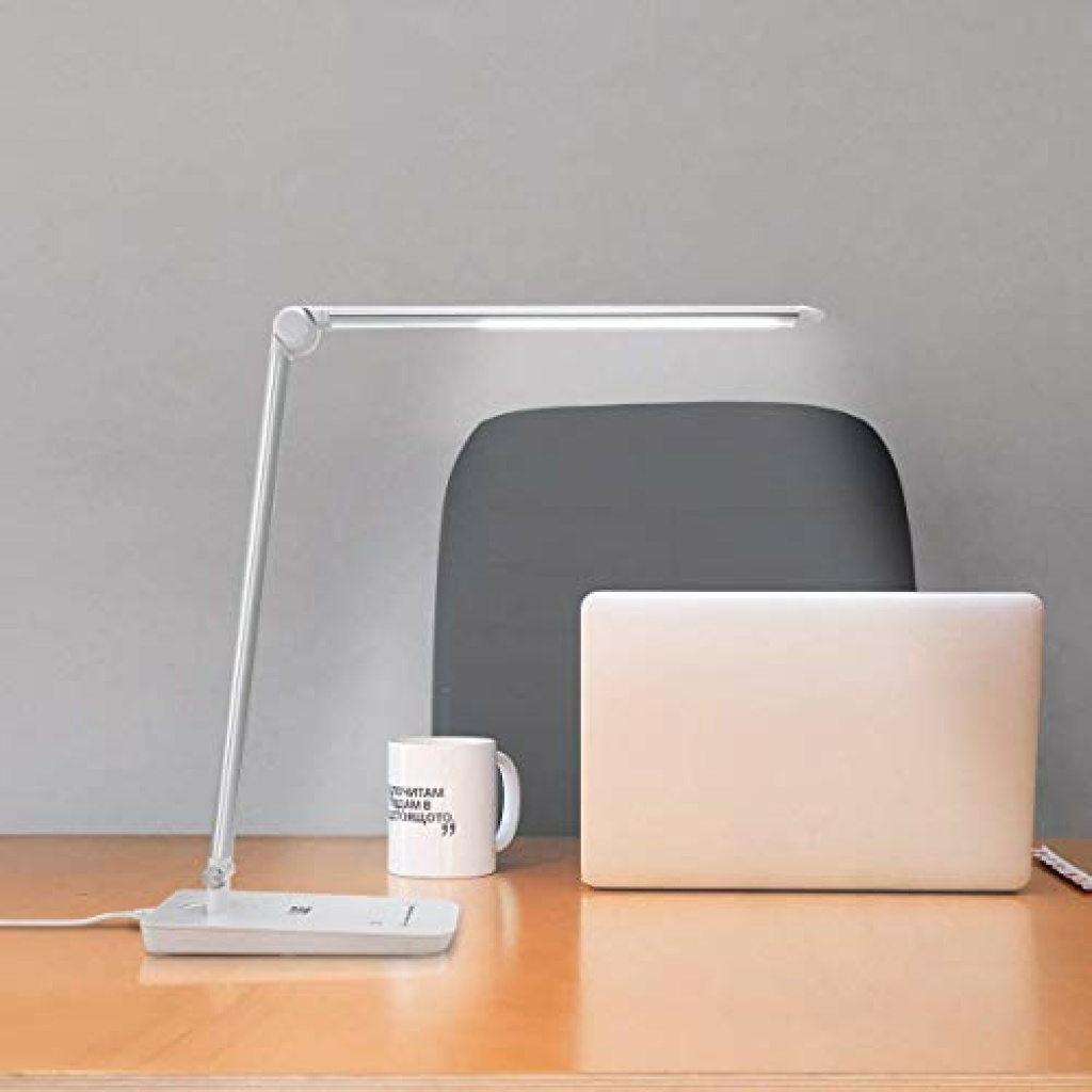 Lepro LED Desk Lamp, Dimmable Daylight Lamps, Touch Control Desktop ...