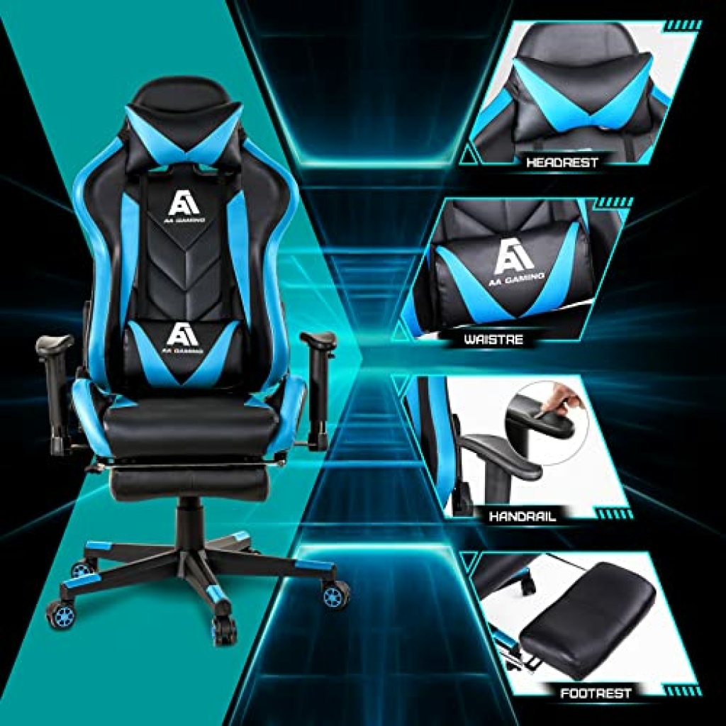 AA Products Gaming Chair High Back Ergonomic Computer Racing Chair ...