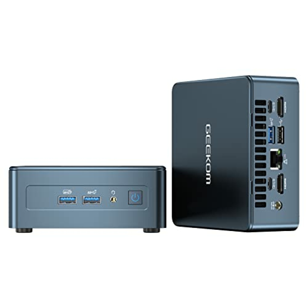 GEEKOM Mini IT11 NUC Desktop Computer: i7-11390H, 16GB RAM + 512GB SSD ...